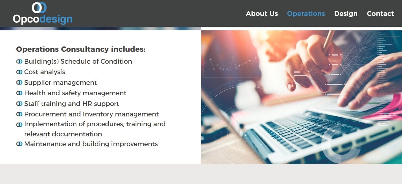 Opco Design Website Design - Primal Space