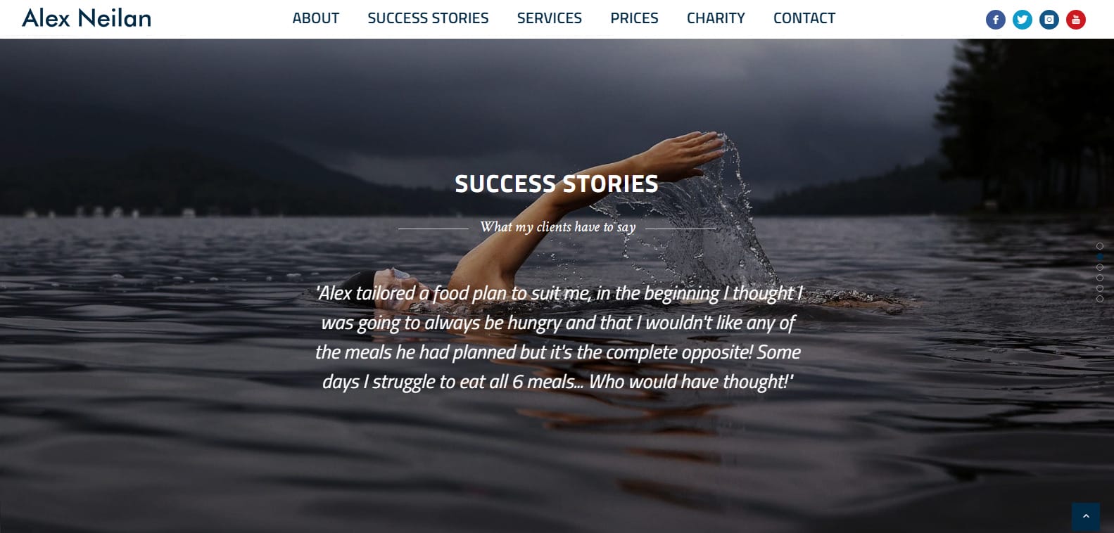 The Sport Dietitian Website Design - Primal Space