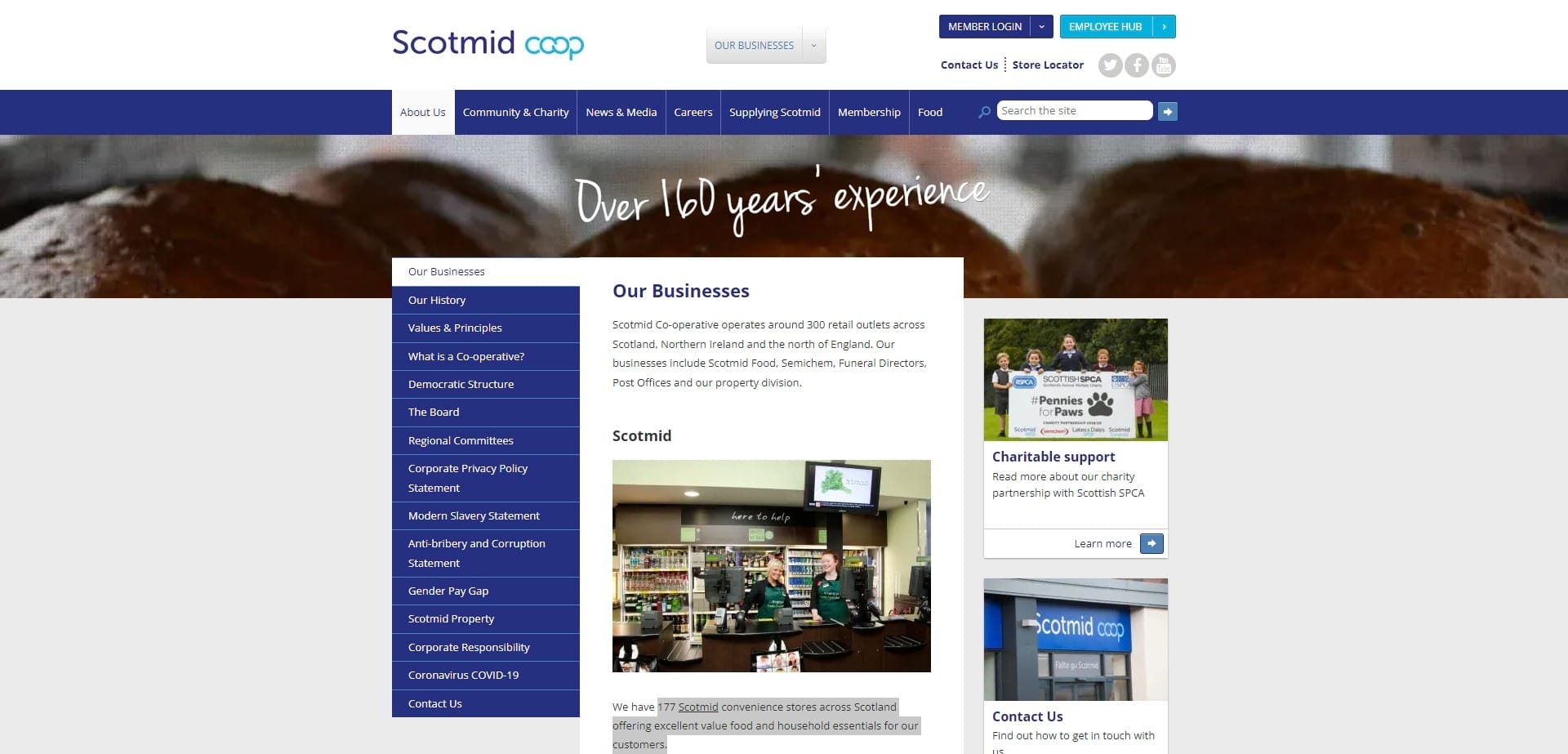 Scotmid Website Maintenance | Primal Space